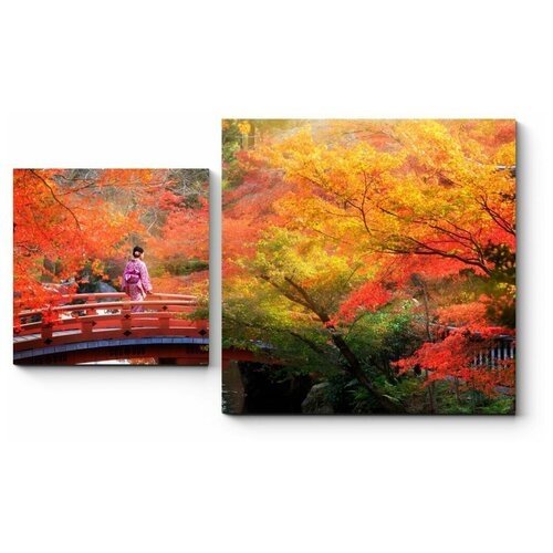 Модульная картина Сны о Японии, Киото 150x90