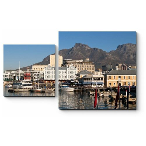 Модульная картина Солнечный вид Кейптауна130x78