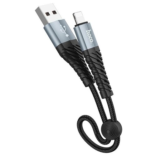Кабель Hoco X38 Cool USB - Lightning, 0.25 м, 1 шт., черный