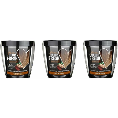 Оттеночная маска для волос FARA (Фара) Color Fresh Шоколад, 250мл х 3шт