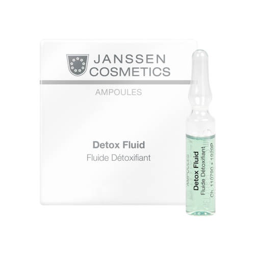 Janssen Cosmetics Ampoules Detox Fluid Детокс-сыворотка для лица в ампулах, 2 мл, 3 шт.