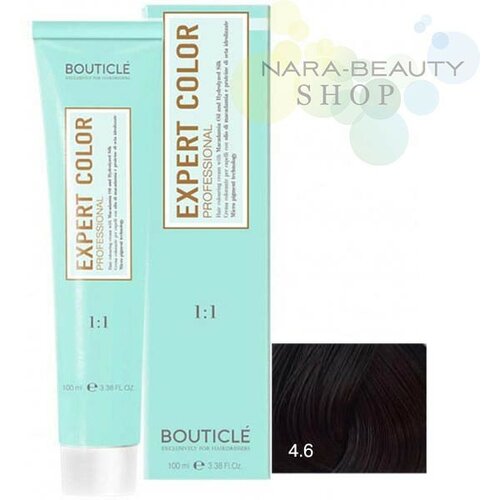 Bouticle Expert Color крем-краска для волос, 4.6 шатен фиолетовый, 100 мл