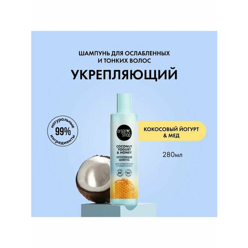 Coconut yogurt для ослабленных и тонких волос 28 0мл 2 шт