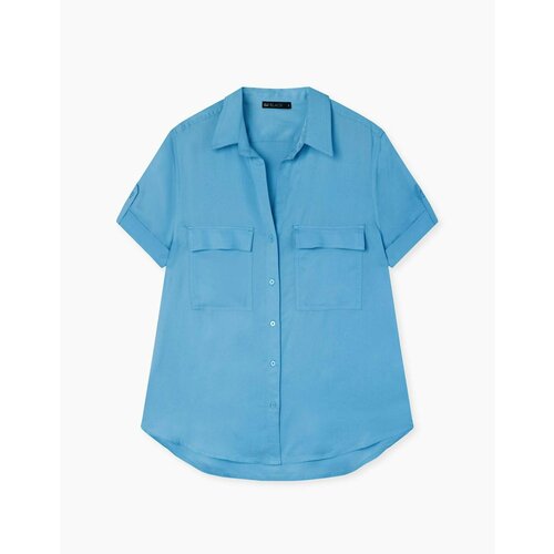 Рубашка Gloria Jeans, размер L (48-50), голубой