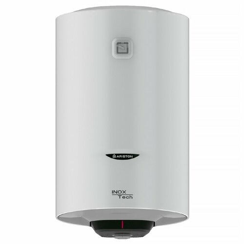 Водонагреватель электрический накопительный Ariston PRO1 R INOX ABS 80л круглый узкий нерж. сталь мех. упр-е