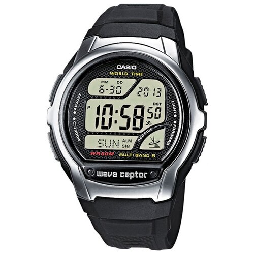 Наручные часы CASIO Wave Ceptor WV-58E-1A, черный, серый