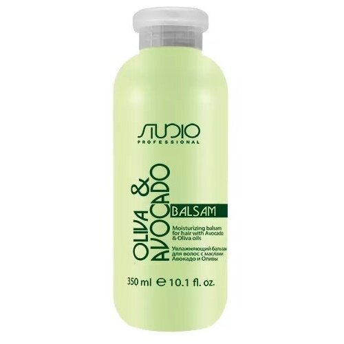 Kapous бальзам увлажняющий Studio Professional Oliva & Avocado для сухих и поврежденных волос, 350 мл