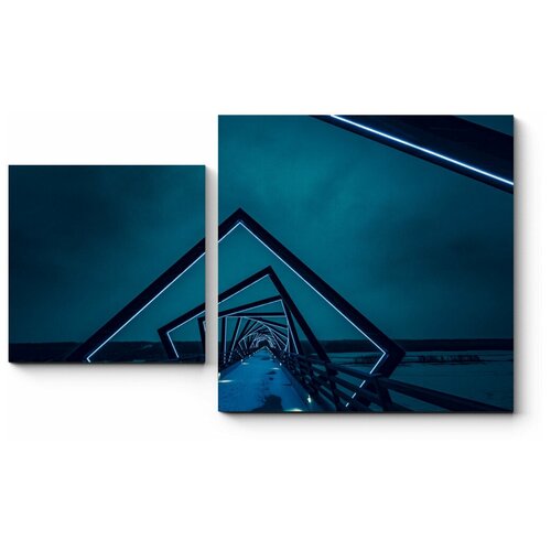 Модульная картина Бесконечный мост 180x108