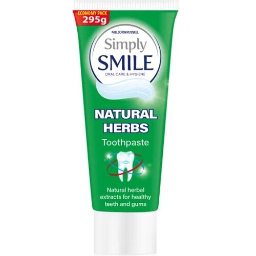 Зубная паста Simply Smile лечебные травы, 250 мл