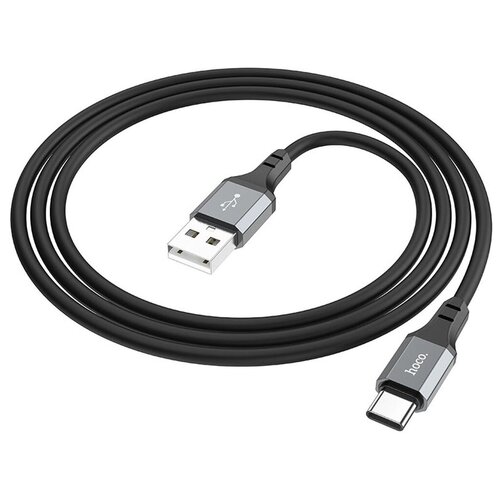 Data кабель USB HOCO X86 Type C, 3A, 1 метр, черный