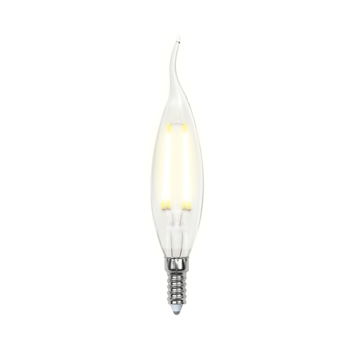 Лампа светодиодная LED 5вт 200-250В свеча диммируемая 450Лм Е14 3000К Air филамент | код UL-00002860 | Uniel (5шт. в упак.)