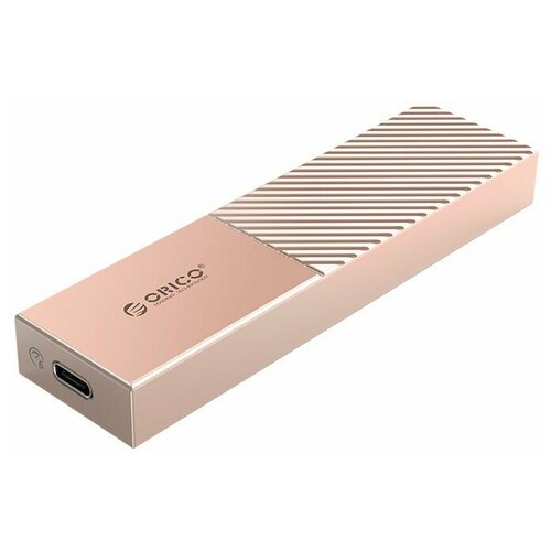 Корпус для SSD M.2 NGFF, 6 Гбит/с, Orico M205C3, розовое золото (ORICO-M205C3-RG-BP)