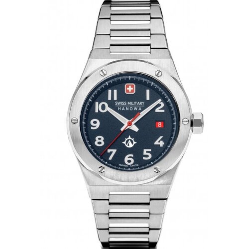 Наручные часы Swiss Military Hanowa SMWGH2101903, синий, серебряный