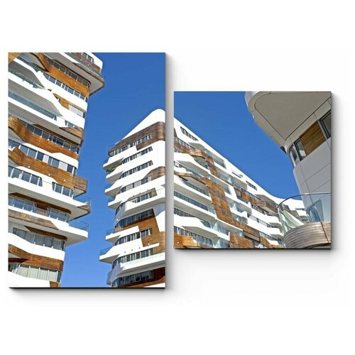 Модульная картина Современный жилой район Милана160x120