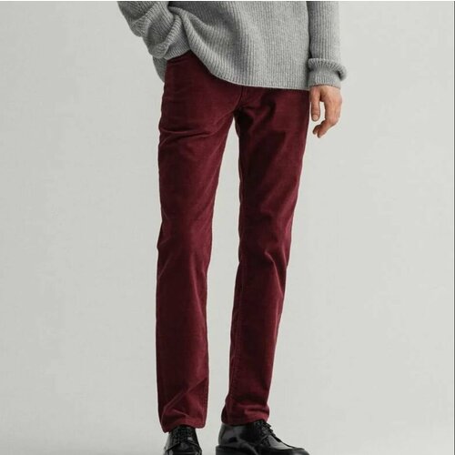 Джинсы GANT, размер 32/36, бордовый