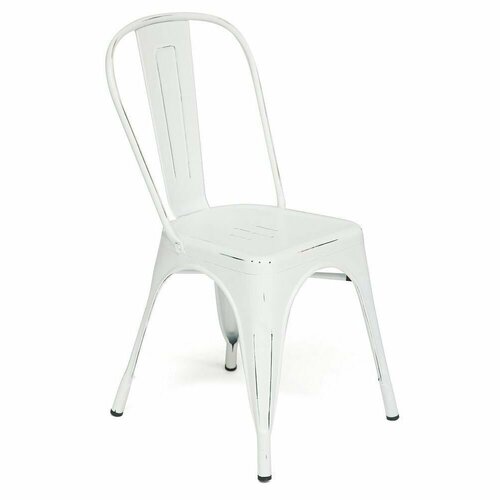 Стул LOFT CHAIR (mod. 012) / 1 шт. в упаковке (19 628) TetChair металл, 45*35*85см, butter white vintage