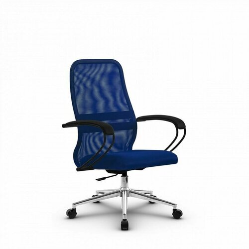 Компьютерное офисное кресло mетта SU-СК130-8Р, СН3, Светло-синее