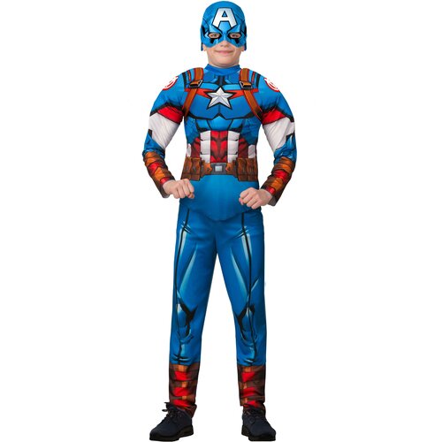 Капитан Америка с мускулами 22-75, размер 110, цвет мультиколор, бренд Батик