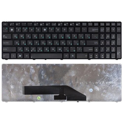 Клавиатура для ноутбука ASUS K50IP черная с рамкой