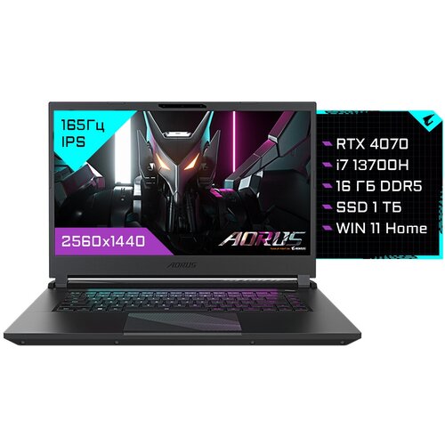 15.6" Ноутбук AORUS 15, 165 Гц, 1920x1080, IPS (BSF-73KZ754SH), черный