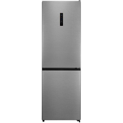 Холодильник LEX RFS 203 NF INOX, серебристый