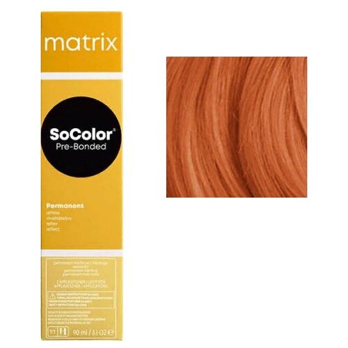 Matrix SoColor Pre-Bonded перманентный краситель Яркие оттенки, 8RC светлый блондин красный медный, 90 мл