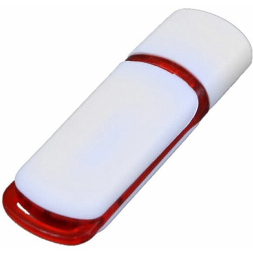 USB 2.0- флешка на 8 Гб с красной вставкой