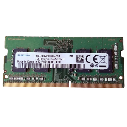 Оперативная память Samsung 4 ГБ DDR4 2666 МГц SODIMM CL19 M471A5244CB0-CTD