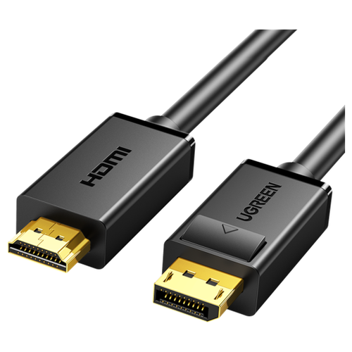 Кабель UGreen DP101 DP - HDMI, 5 м, 1 шт., черный