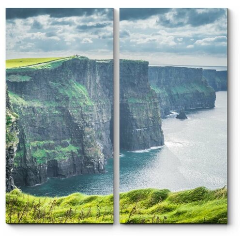 Модульная картина Двухсотметровые скалы Ирландии 110x110