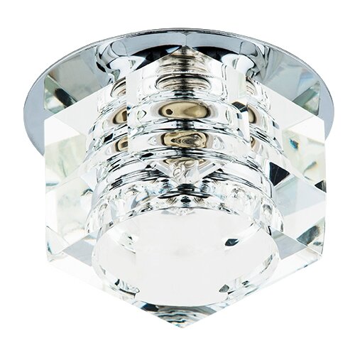 Светильник Lightstar Romb 004060, G9, 50 Вт, 4000, нейтральный белый, цвет арматуры: хром, цвет плафона: серебристый