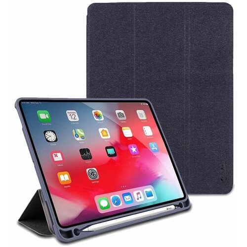 Чехол G-Case iPad Pro 12.9" (3 Gen) Denim полиуретановый серый