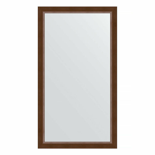Зеркало настенное EVOFORM в багетной раме орех, 76х136 см, для гостиной, прихожей, кабинета, спальни и ванной комнаты, BY 1104
