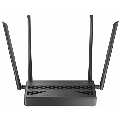Wi-Fi роутер D-link DIR-825/GFRU/R3A (черный)