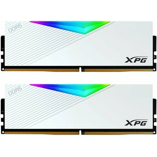 Оперативная память 64Gb DDR5 6000MHz ADATA XPG Lancer RGB (2x32Gb KIT) (AX5U6000C3032G-DCLARWH)