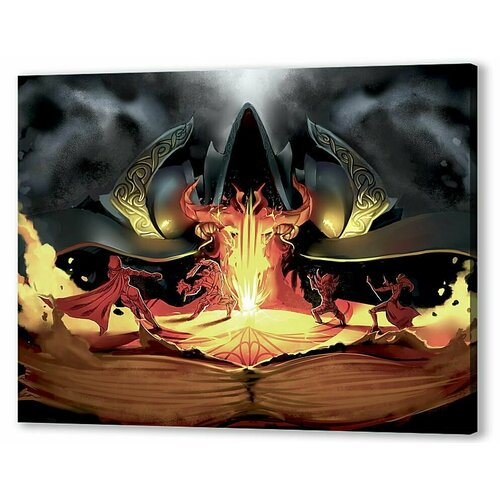 Плакат, постер на бумаге Diablo III: Reaper Of Souls. Размер 21 х 30 см