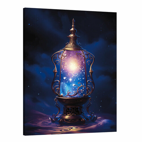 Интерьерная картина 50х70 "Магия светильника"
