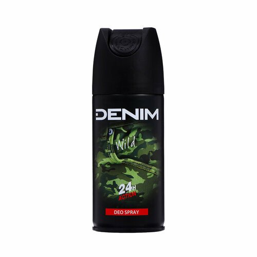 Дезодорант-аэрозоль мужской Denim WILD пряный, 150 мл