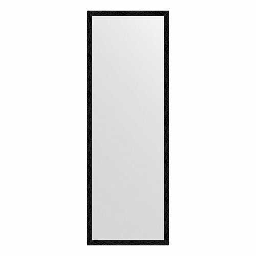 Зеркало настенное EVOFORM в багетной раме чёрные дюны, 49х139 см, для гостиной, прихожей, кабинета, спальни и ванной комнаты, BY 7483