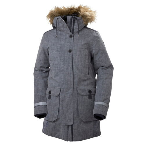 Пуховик Helly Hansen W SVALBARD 2 PARKA, размер M, серый