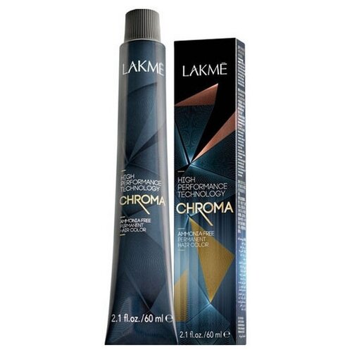 Lakme безаммиачная перманентная крем-краска Chroma, 6/50 темный блондин махагоновый, 60 мл