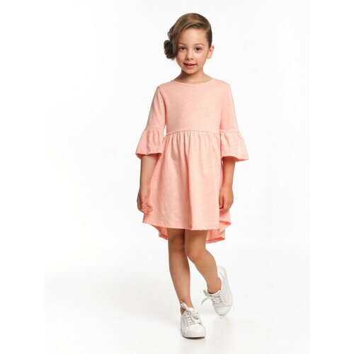 Платье Mini Maxi, размер 104, бежевый, розовый