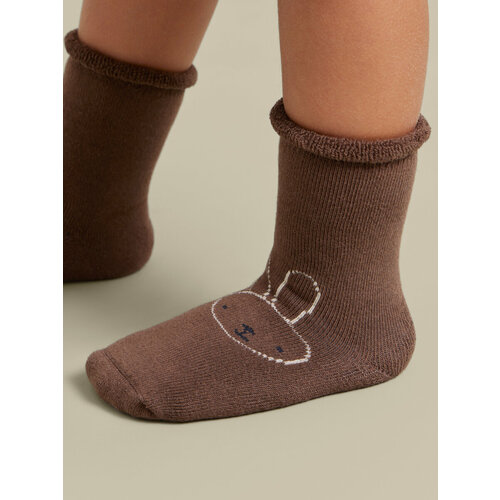 Носки Happy Baby размер 10, коричневый