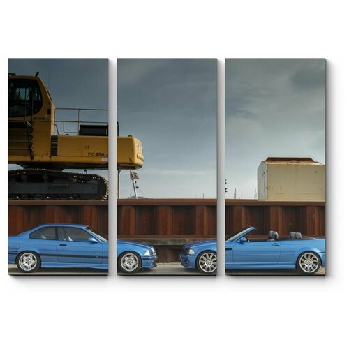 Модульная картина BMW серии М в Нидерландах130x93