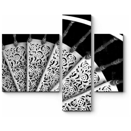 Модульная картина Винтажная лестница130x107