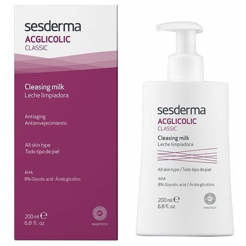  Молочко Sesderma Acglicolic Classic очищающее, 200 мл, 200 г