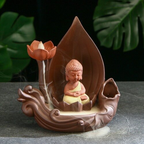 Набор благовоний на подставке "Будда на лотосе" 12х20х21 см