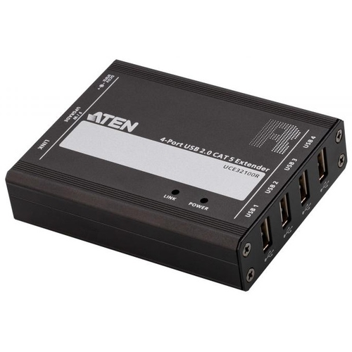 Удлинитель ATEN 4-Port USB 2.0 CAT 5 Extender (up to100m) (UCE32100-AT-G)