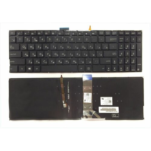 Клавиатура для ноутбука Asus K501L, K501LB, K501LX, K501U, K501UX, K501UB, K501UQ, K501UW, A501 черн