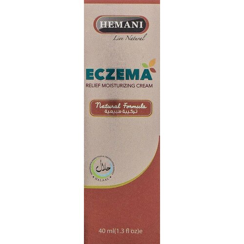 ECZEMA Relief Moisturizing Cream, Hemani (экзема увлажняющий крем против экземы, Хемани), тюбик 40 мл.